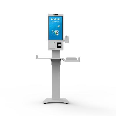 China Supermarket Capacitive Touchscreen Food Ordering Kiosk 21.5 inch with Payment Self-Checkout Android SDK Features for sale