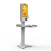 China Supermarket Capacitive Touchscreen Food Ordering Kiosk 21.5 inch with Payment Self-Checkout Android SDK Features for sale