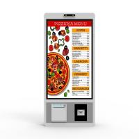 China 27 inch Windows Ordering Robot Manufacturer Wall Mount Touch Screen with Cashless Card Payment for sale