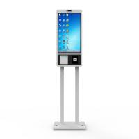 China Custom KFC Mcdonalds 27 Inch Windows Touch Screen Fast Food Self Service Ordering Kiosk for sale