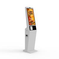 China 27 inch Floor Standing WIFI LCD Touch Screen Self Service Food Ordering System for sale