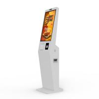 China 27 inch Floor Standing WIFI LCD Touch Screen Self Service Food Ordering System for sale