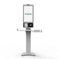 China 27 inch Android Floor Stand Ordering Kiosk Machine With Thermal Printer/QR Code/RFID for sale