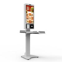 China 27 inch Android Floor Stand Ordering Kiosk Machine With Thermal Printer/QR Code/RFID for sale