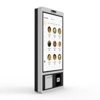 China 32 inch Restaurants POS Terminal Fast Food Self Ordering Kiosk Smart Digital Self-service Kiosk Aluminum Payment Machine with Printer for sale