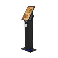 China 21.5 Inch Hotel Fast Food Self Serve Ordering Kiosk With Printer Qr Code Scanner Self Service Payment Kiosks for sale