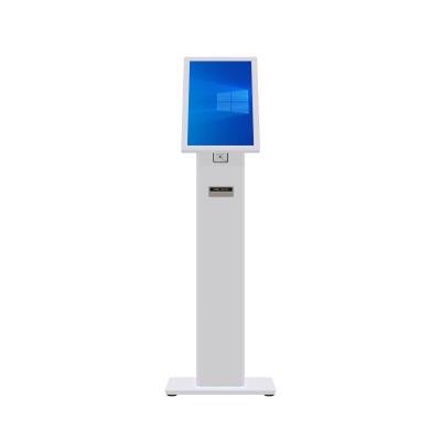 China Hot Selling 21.5 Inch Floor-stand Self Service Food Ordering System Custom Multi-payment Methods Secure Payment Kiosk for Car Exhibition for sale