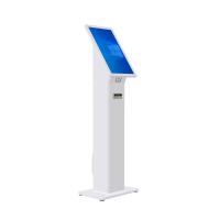 China Hot Selling 21.5 Inch Floor-stand Self Service Food Ordering System Custom Multi-payment Methods Secure Payment Kiosk for Car Exhibition for sale