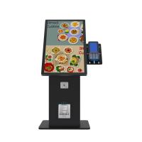 China 21.5 inch Desktop Self Ordering Pos Printer Ordering Kiosk Digital Restaurant Menu Self Payment Kiosks for sale