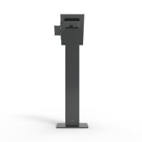 China 23.6 Inch Android All-in-One POS Terminal Self Ordering Kiosk Software QR Code Scanner Ticket Printer for sale