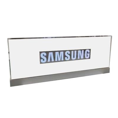 China 49 Inch HD Touch Ultra Thin T-Shaped Desktop Bar-Type OLED Transparent Advertising Display for sale