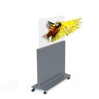 China Auto Lift-up Transparent OLED Touch Screen 55 Inch for Retail Store Shopping Mall Wayfinding for sale