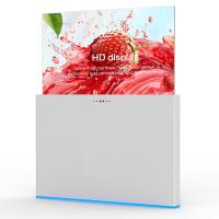 China 55 inch High Transparency Full Color LG Transparent TV OLED Display for Retail Store & Airport Advertising for sale