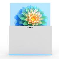 China 55 inch High Transparency Full Color LG Transparent TV OLED Display for Retail Store & Airport Advertising for sale