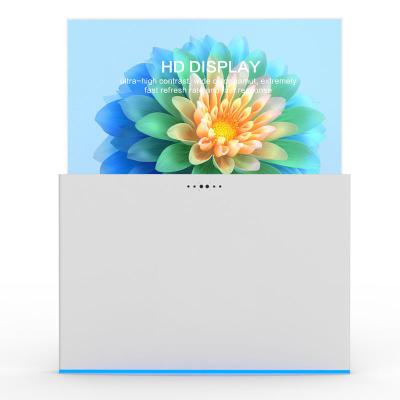 China 55 inch High Transparency Full Color LG Transparent TV OLED Display for Retail Store & Airport Advertising for sale