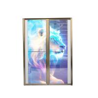 China 55  Inch LG Transparent Display Self-luminous Automatic Door Video Wall Advertising Display for sale
