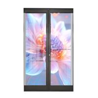 China 55  Inch LG Transparent Display Self-luminous Automatic Door Video Wall Advertising Display for sale