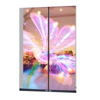 China 55  Inch LG Transparent Display Self-luminous Automatic Door Video Wall Advertising Display for sale