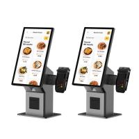 China 21.5 Inch Android Mcdonalds Kiosk Ordering Machine Self Ordering Kiosk With Kiosk Pos System for sale