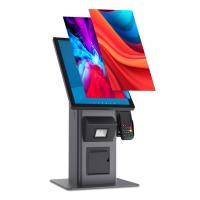 China 23.8 Inch Restaurant Self Service Kiosk with NFC POS Terminal LCD Android Touch Screen for Payment Self-Ordering Terminal for sale