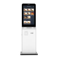 China 43 Inch Android Automatic Touch Screen Restaurant Self Ordering Machine With Scanner and Printer for sale