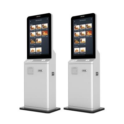 China 43 Inch Android Automatic Touch Screen Restaurant Self Ordering Machine With Scanner and Printer for sale
