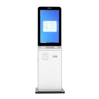 China 43 inch Windows Floor Standing Terminal Payment Self Service Kiosk Pos System With Printer QR Code Scanner for sale