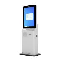 China 43 inch Windows Floor Standing Terminal Payment Self Service Kiosk Pos System With Printer QR Code Scanner for sale
