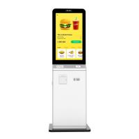 China 43 inch Windows Floor Standing Terminal Payment Self Service Kiosk Pos System With Printer QR Code Scanner for sale