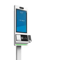 China Factory Price Customizable 21.5 Inch Touch Screen Square Self Order Kiosk Machine with SDK Barcode Reader for sale