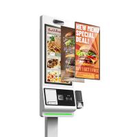China 21.5 Inch Self-service Ordering Machine Touch Screen Restaurant Milk Tea Shop Self-service Code Scanning with NFC POS Terminal Payment for sale