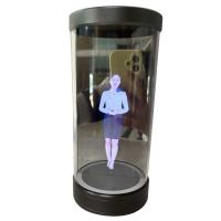 China OEM 5.5 Inch Indoor 3D AI Digital Interactive Hologram Showcase Holographic Display Cabinet 170 Viewing Angle 500 cd for sale