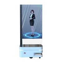 China 55 Inch All-in-One Intelligent Transparent OLED Screen AI Digital Human Display for Government Use for sale