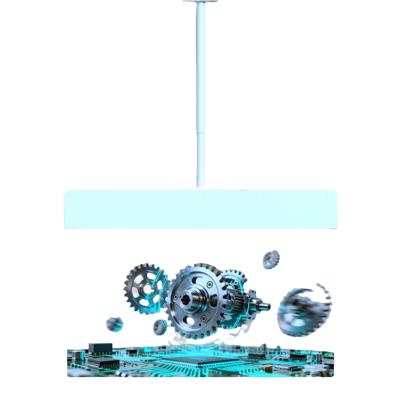 China 55 Inch Hanging Transparent OLED Display Unit with 10-Point Touch for Premium Indoor Digital Signage for sale