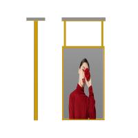 China Double Sided 55-inch hanging vertical screen transparent oled screen High Brightness 2500nits for Shopping Mall for sale