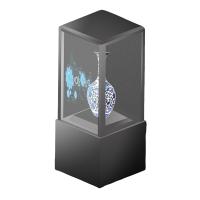 China 55-inch Vertical OLED transparent Wenbo cabinet For Cultural and museum OLED Transparent Display Showcase for sale