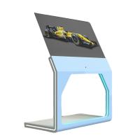 China 55 Inch Totem Transparent OLED Display with Interactive Touch for Floor-Standing Digital Signage for sale