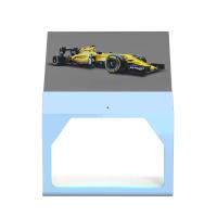 China 55 Inch Totem Transparent OLED Display with Interactive Touch for Floor-Standing Digital Signage for sale