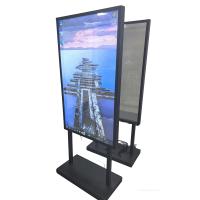 China 55 Inch 4K HD Touch Screen Android Windows Indoor Floor-Standing Transparent OLED Screen for sale