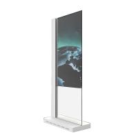 China 55 Inch Transparent OLED Screen Monitor Digital Signage Display Stand Transparent Advertising LCD Screen for sale