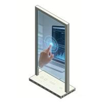China 77 Inch OLED Transparent Display Unit Digital Signage High-Definition Touch Screen Indoor Advertising Display Player for Shopping Mall for sale