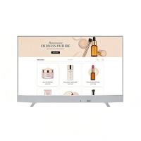 China 55 Inch Smart OLED 4K Information Kiosk Transparent OLED Display for Interactive Digital Signage for sale