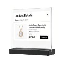 China 77 Inch Transparent OLED Display Interactive 3D Touch Transparent Digital Signage for Commercial Applications for sale