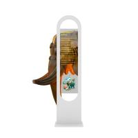 China 48 Inch Custom Shell See Through Screen 500 Nits U-shaped floor-standing transparent oled display buy for sale
