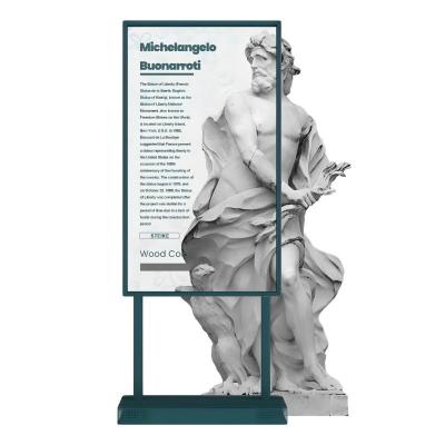China 55 Inch Interactive Transparent OLED Display for Museums, Theaters and Smart Digital Signage for sale