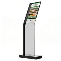 China 30 Inch Custom Floor-Standing Transparent OLED Display Unit for Supermarket and Exhibition Advertising for sale
