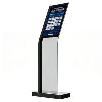 China 30 Inch Custom Floor-Standing Transparent OLED Display Unit for Supermarket and Exhibition Advertising for sale