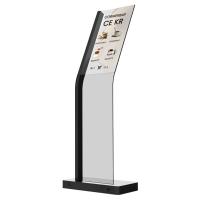 China 30 Inch Custom Floor-Standing Transparent OLED Display Unit for Supermarket and Exhibition Advertising for sale