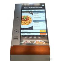 China 55 Inch Transparent OLED Interactive Kiosk with Touch Function and 45% Light Transmittance for Smart Commercial Engagement for sale