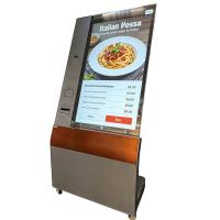 China 55 Inch Transparent OLED Interactive Kiosk with Touch Function and 45% Light Transmittance for Smart Commercial Engagement for sale